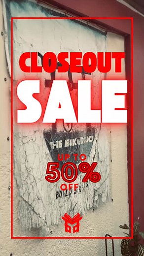 Yes you read it right, we are having our CLOSEOUT sale! Will be uploading the items so stay tuned. #TheBikeDojo #closeoutsale #clouseoutdeals #WeAreGoingByeBye | The Bike Dojo