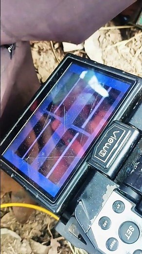 Real Fiber Optic Splicing Machine Work #fibersplicing #ftth #splicingmachine #fiberoptic