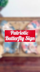 3.5K views · 104 reactions | Add a *Flutter* of *Freedom* to your home with this Ahhhh-dorable Patriotic Butterfly! 曆 The print I used is brand new in my shop! Head to the comments to grab it! @topfans #butterflies #patrioticdecor #4thOfJulyDecor | Manda Panda Projects | Facebook