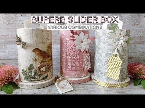 TONIC STUDIOS - Make a Superb Slider Box with Multiple Options of Inners