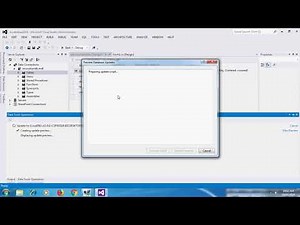 Creating SQL server Database in visual studio 2012