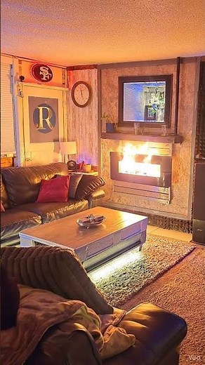 Warning! fire place burns down the house or not