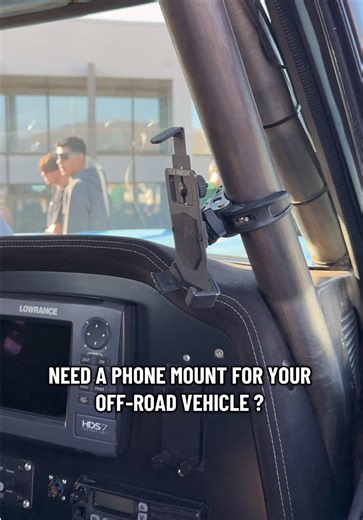 Off-road ready: Mob Mount Claw clamps tight to roll cages and handle bars making it the best offroad companion 📱 Shop the Orange shopping cart below 👇 #mobarmor #phonemount #mobmountclaw #rollcage #qualitymatters