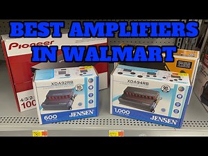 THE BEST WALMART AMPLIFIERS-BUDGET CAR AMPLIFIERS