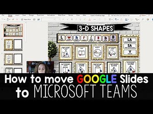 How to move Google Slides to Microsoft Teams
