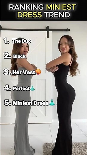 RANKING MINIEST DRESS TREND