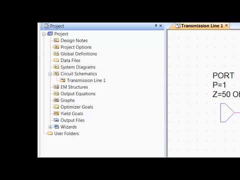 Basics of RF Simulations 1 - Matched Transmission Lines