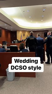 653K views · 6.4K reactions | What did you do after work? Well, one of our own got married! Congrats to Nicole and her new plus one. Looks like the groom had a few surprises before the 'I do!" Welcome to the blue family!  蘆  #Soundup | Douglas County Sheriff's Office | Facebook