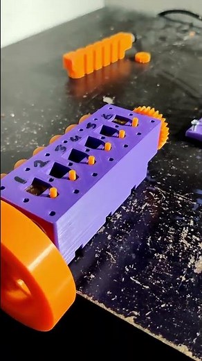 How my 3D PRINTED 2JZ Engine Works! #shorts