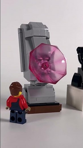 I built a Lego Easter Island statue