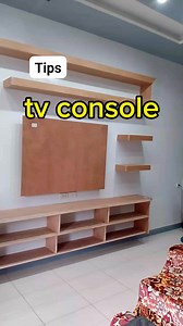 Tv console with floating shelves & cabenit patapos na🙏🥰👷 #tvconsole #tvconsoledesign #uvboard #installation #construction | coyz builderz