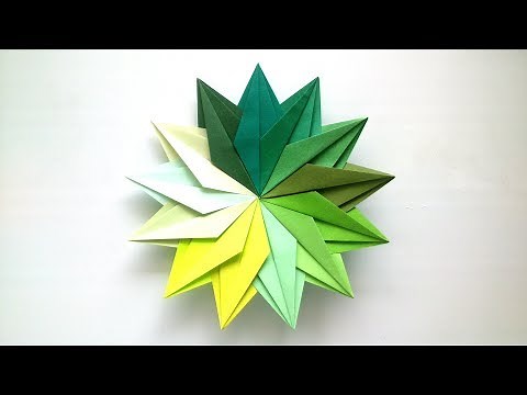 Origami Mandala of 13 details - Origami Modular Star