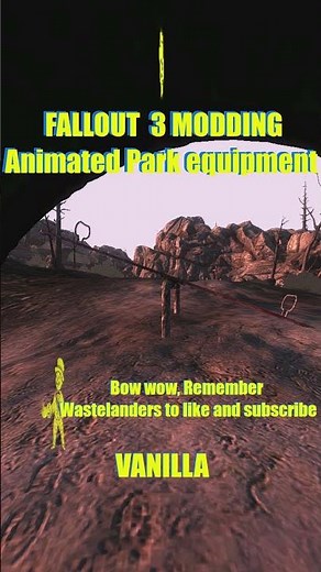 FO3 | MOD 💾 FALLOUT 3 Animated park equipment pack #FO3 #MOD #Fallout3 #modding