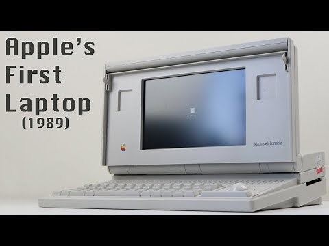 The $21,000 Apple Laptop from 1989 - First Apple Laptop - Macintosh Portable