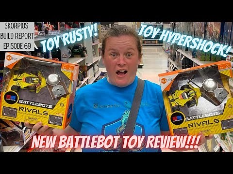 Battlebots HEXBUGS Toy Review: HYPERSHOCK & RUSTY [Builder Blog Ep. 69]