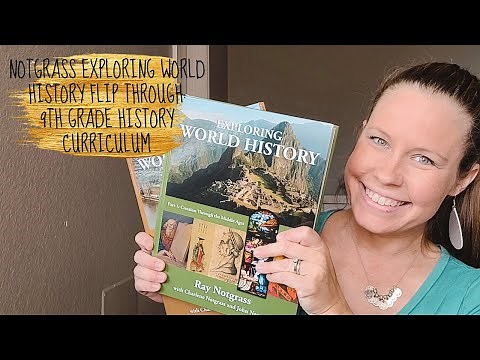 NOTGRASS EXPLORING WORLD HISTORY FLIP THROUGH // 9TH GRADE HISTORY CURRICULUM