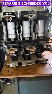 VCB Repair | Schneider Make | Closing & Spring Charge Issue Resolved 🔧#VCBRepair #powerpulse360 #vcb