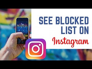 How to See Blocked List on Instagram | How to Find Your List of Blocked People on Instagram