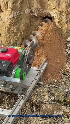 How to Drill Anchor Hole: Efficient Earth Drilling Machine in Action