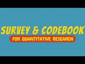 09 Survey and Codebook