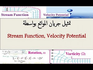 محاضرات الموائع المتقدم. م9-ج3 تمثيل الجريان بواسطةstream function and velocity potential