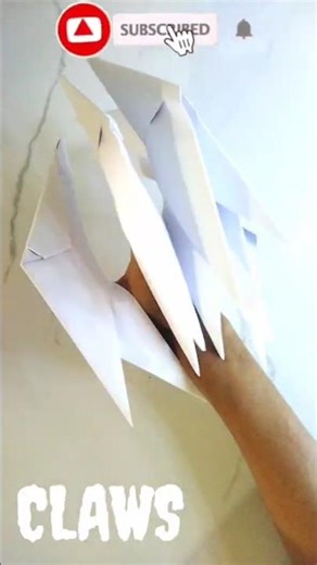 Super Sharp Paper Claws! ✂️⚡