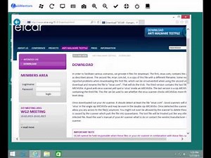 Security+5e Lab4-1: Test Antivirus Software