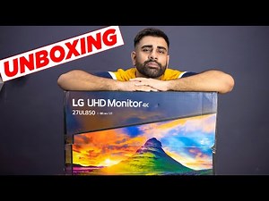 LG 27 inches 4K UHD Monitor: LG-27UL850 Unboxing and First Impression (English CC)