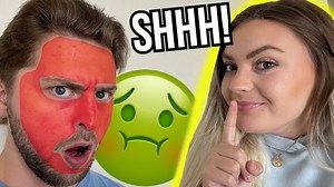 How do you think he reacted? #teamkayls #prank #periodprank | Steph & Kayls