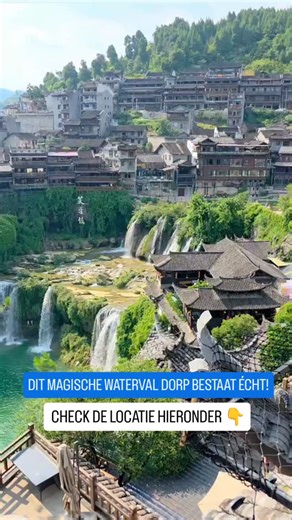 Dit is Furong Ancient Town: een schilderachtig Chinees stadje dat al meer dan 2000 jaar oud is! Wat een uitzicht 🤩 Zou je Furong bezoeken? Video via @leewixx | Skyscanner