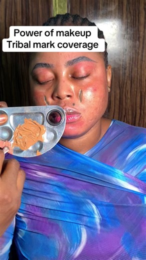 Transforming Tribal Marks with Makeup