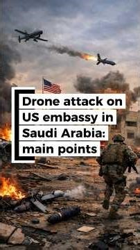 Drone attack on US embassy in Saudi Arabia: main points