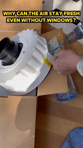 VOV_fresh air ventilator on Instagram: "With the installation of a fresh air exchanger, there's no need to open windows for ventilation in the home anymore. #constructioncompany #Homeimprovement #buildingcontractor #freshairventilator #freshairsystem #indoor #freshairexchanger"