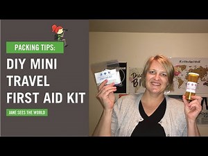 DIY Mini Travel First Aid Kit + Free Printable Labels and Checklist