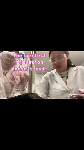 Ft. Someone’s dirty lab coat 💪 #titration #chemistry #lab
