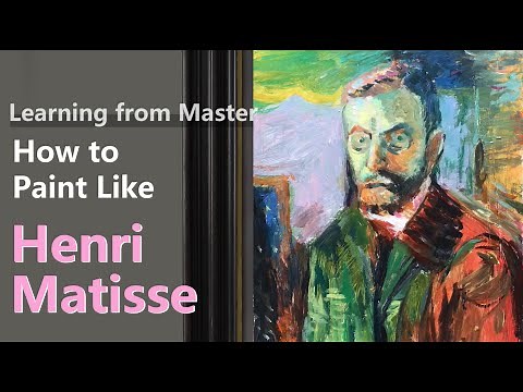How to Paint Like Henri Matisse | Fauvism Painting| Step by Step