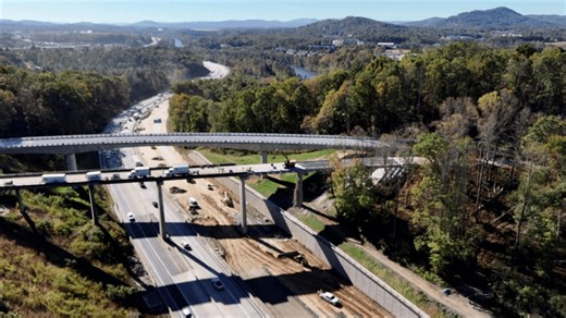 NCDOT to begin I-26 overnight closures for Blue Ridge Parkway bridge removal