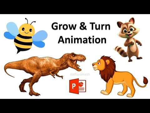 Grow and Turn Animation In PowerPoint