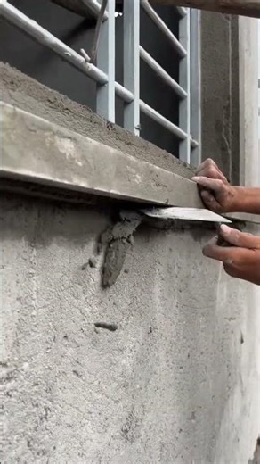 DIY Window Frame Magic! 🪟 Transform Your Space Like a Pro! #construction #building #trending