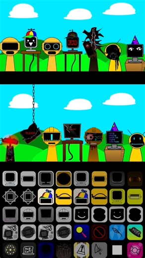 Mr Fun Computer ft Garnold Incredibox Sprunki Song🔥 2 Phase Combo Like 💯 DuoMix🌈#oc #sprunki #shorts