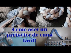 Trenza de tela: Protector de cuna