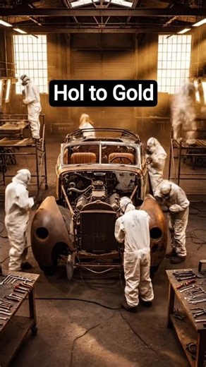 Vintage Cadillac V-16 Convertible Restored in Cinematic Timelapse 🚗✨ #aviationlovers