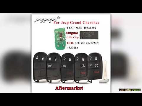 jingyuqin 2345 Button Smart Remote Key M3N40821302 Fob 433MHz For Jeep Grand Cherokee 20132020