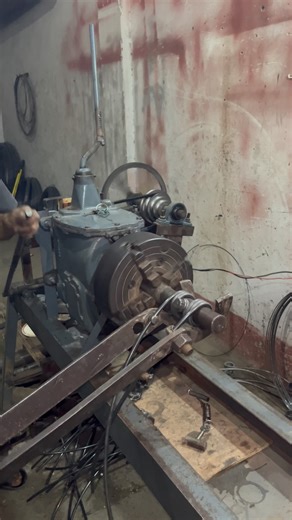 Precision Double Spring Crafting on Lathe Machine | Vintage Iron Wire Spring Making #shorts