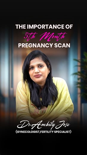 Ambily Jose | Gynecologist | Fertility specialist on Instagram: "🤰 5 Months Pregnant: Feeling Those First Flutters! During the fifth month of pregnancy (17–21 weeks), babies undergo a rapid growth spurt, increasing from approximately 150 grams to nearly 400 grams. This is often when mothers first feel distinct baby movements, making the pregnancy feel more "real." A critical milestone during this window (18–20 weeks) is the Anomaly Scan (Level II Scan). This detailed head-to-toe anatomical chec