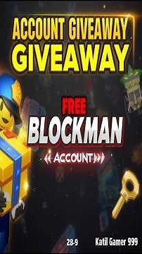 🎁 Blockman GO Free Account Giveaway 2025 | How to Get Free Account