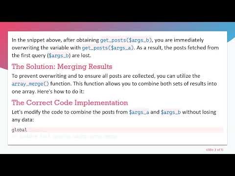 How to Efficiently Combine Multiple Queries in WordPress