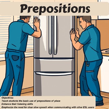 ESL Prepositions of Place: In, On, Under, Between & Giving Clear Instructions