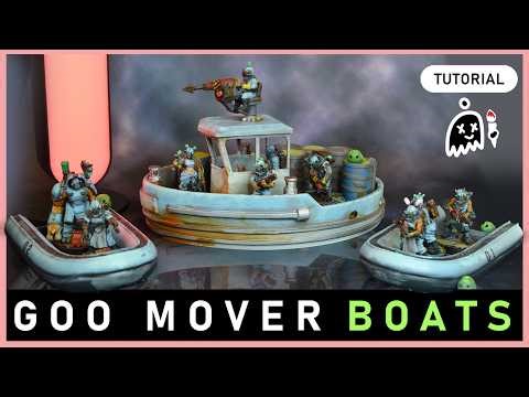 Goo Mover Boats | Necromunda | Nomad Sculpt
