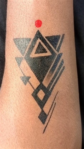 The Power of Geometry 📐✨ #shorts #tattoo #tattooart #gelpenart